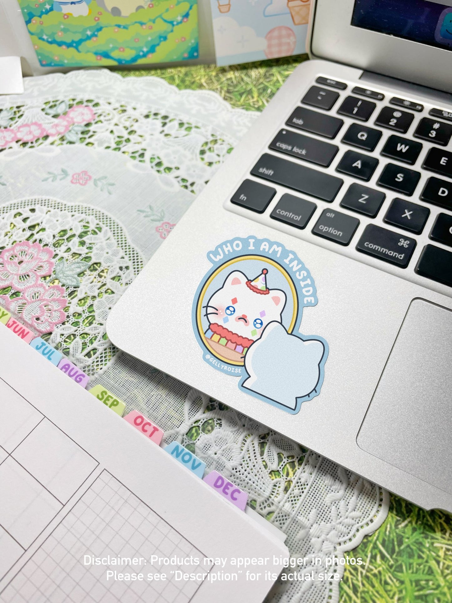 Clown Cat Waterproof Sticker – Gelly Roise