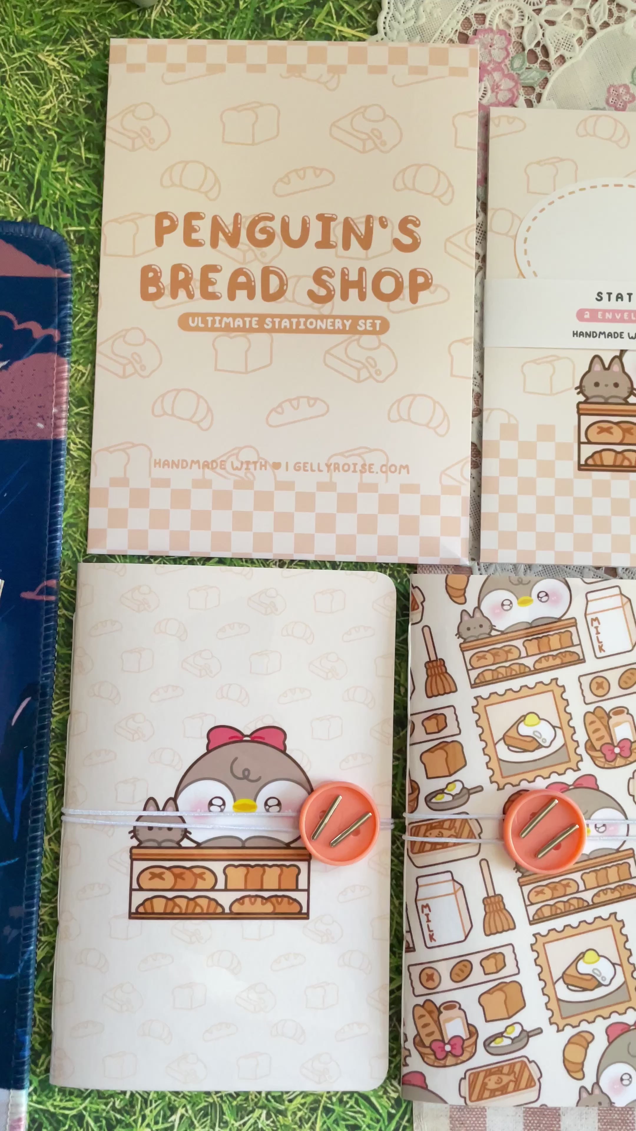 Penguin's Bread Shop Ultimate Stationery Set – Gelly Roise